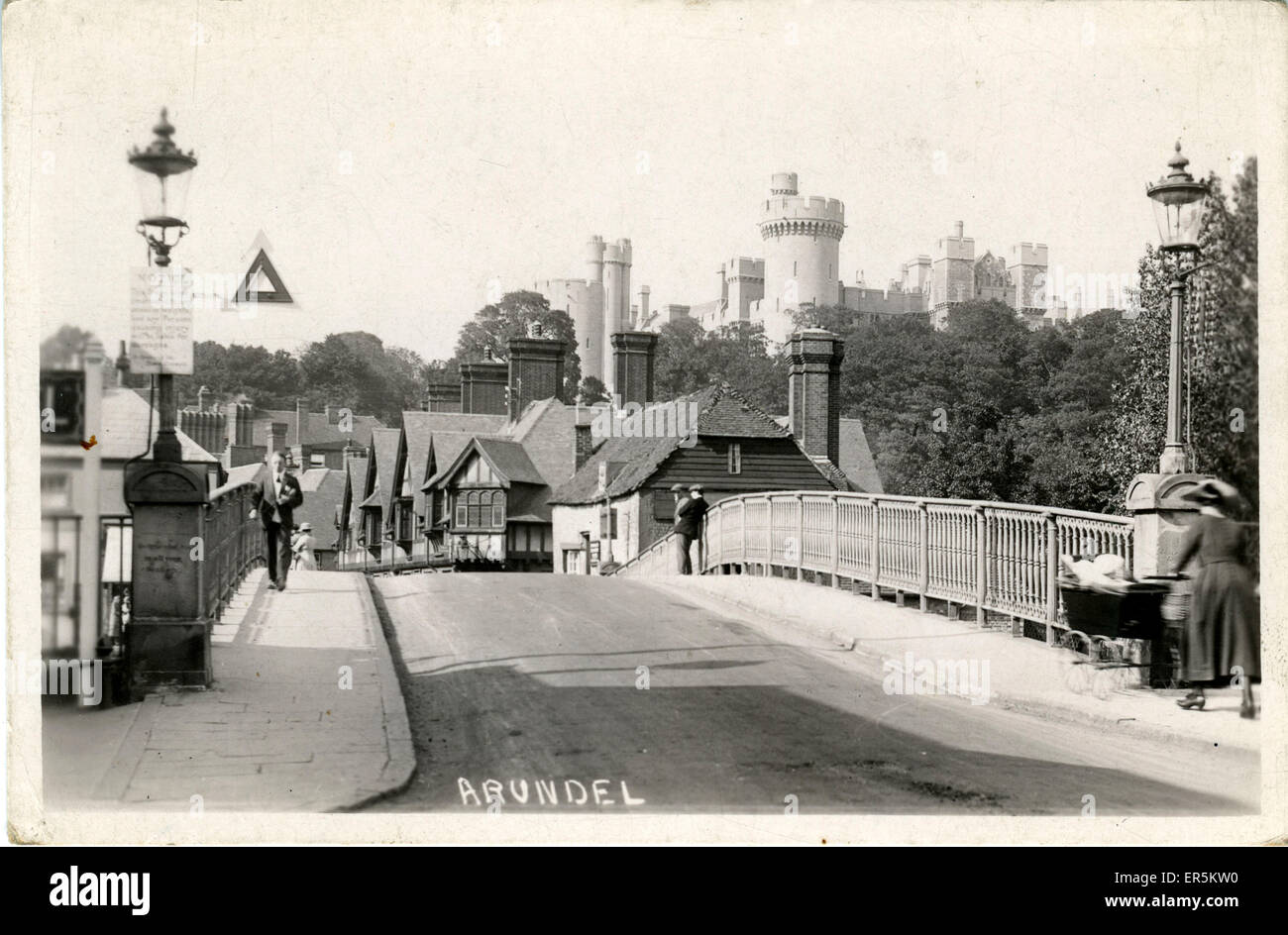 The Old Bridge, Arundel, England Stock Photo - Alamy
