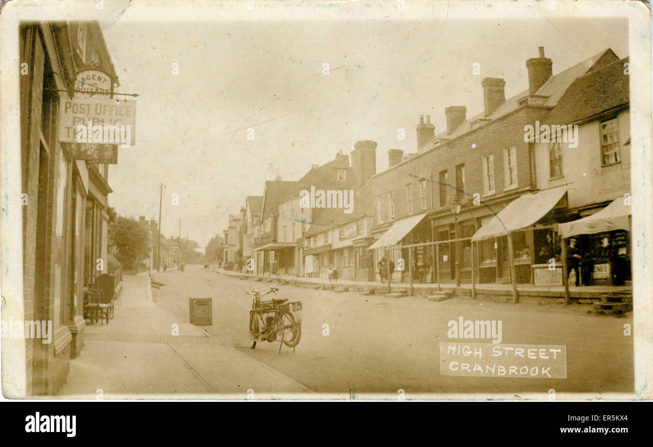 High Street Cranbrook Kent High Resolution Stock Photography and Images ...