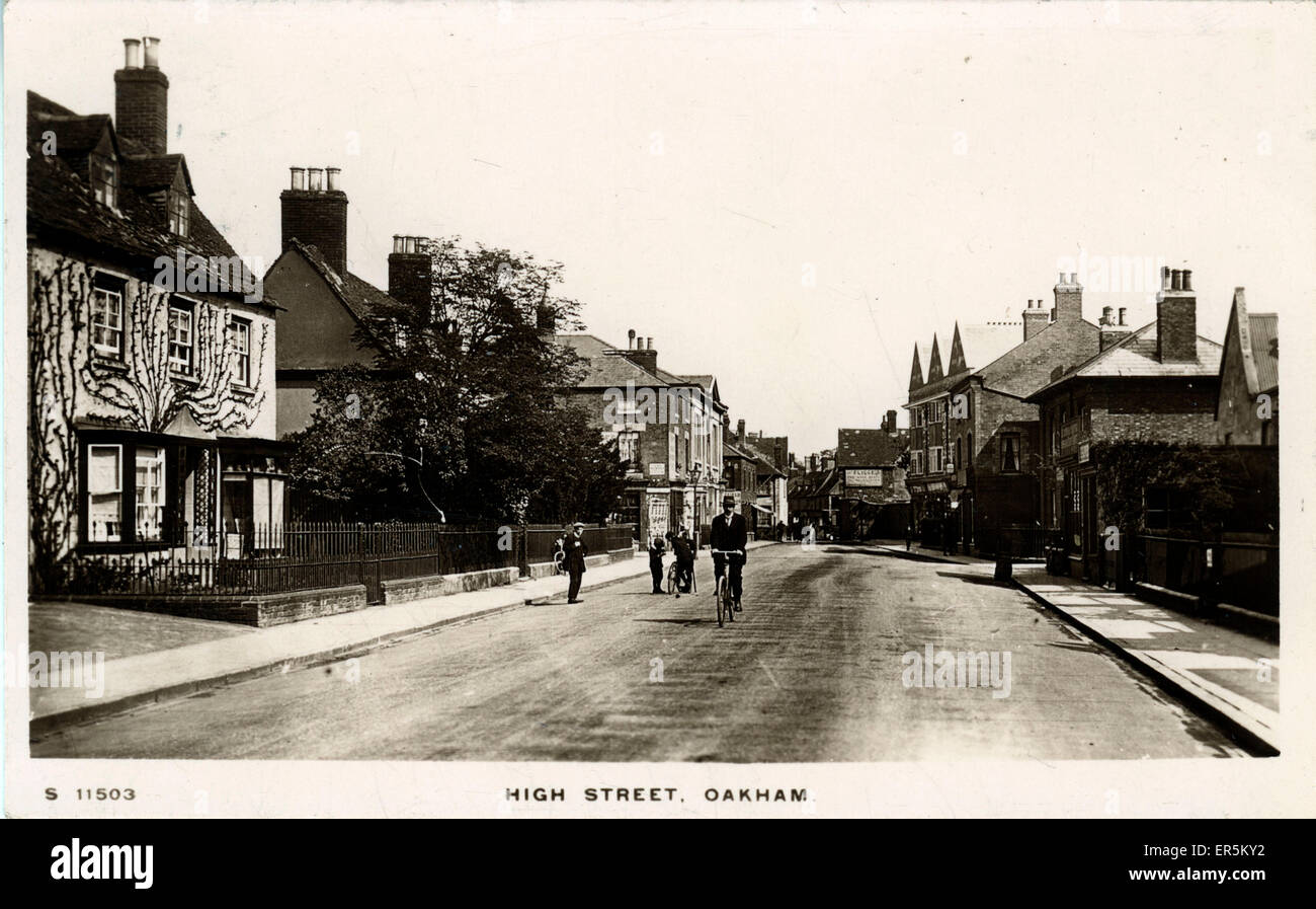 High Street, Oakham, England Stock Photo - Alamy