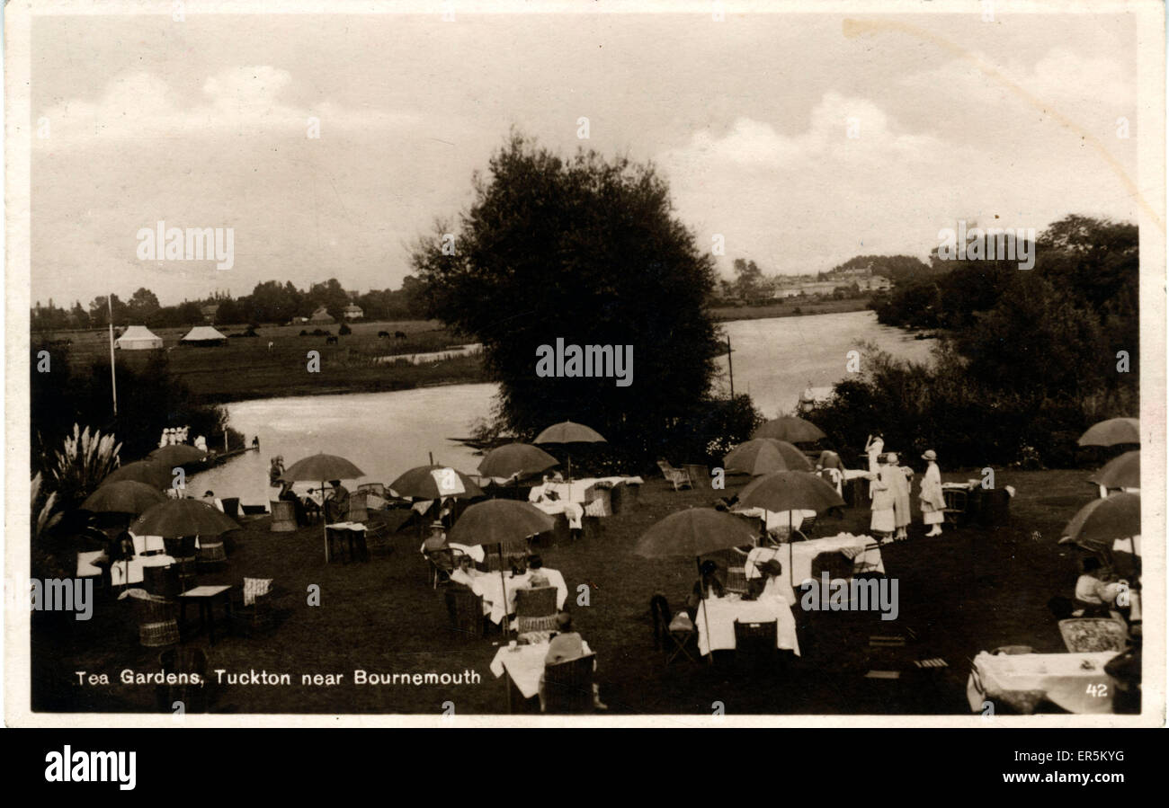 Tuckton tea gardens hi-res stock photography and images - Alamy