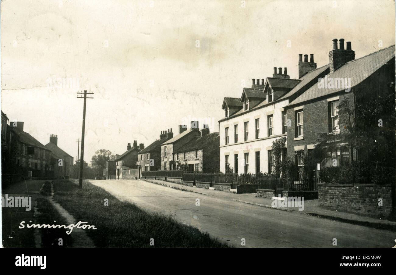 The Village, Sinnington, England Stock Photo - Alamy