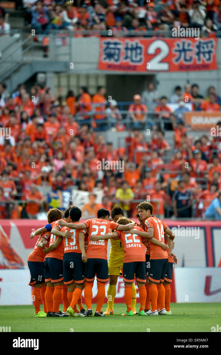 Saitama, Japan. 3rd May, 2015. Omiya Ardija team group Football/Soccer : Omiya Ardija players ...