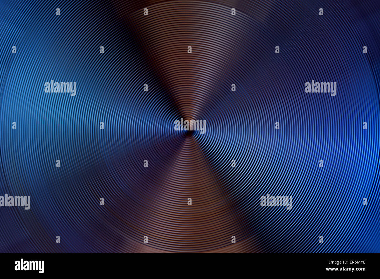 Concentric rings two-color abstract blurred background with motion ...