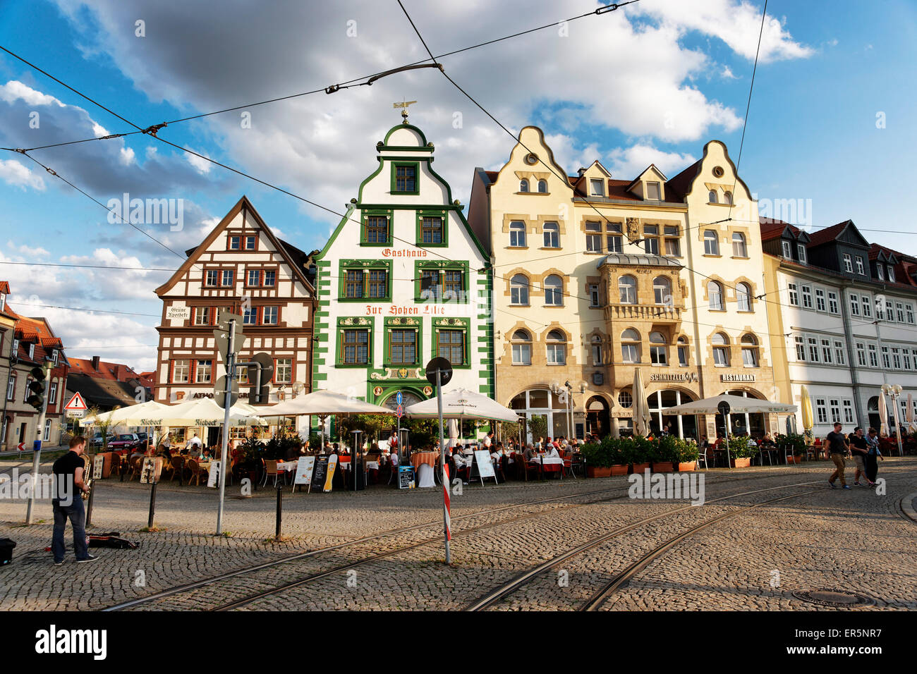 Cathedral Square, Domplatz, Erfurt, Thuringia, Germany Stock Photo - Alamy
