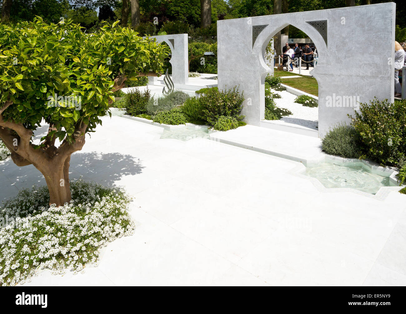 The Beauty of Islam garden, designed by Kamelia Bin Zaal, Silver-Gilt ...