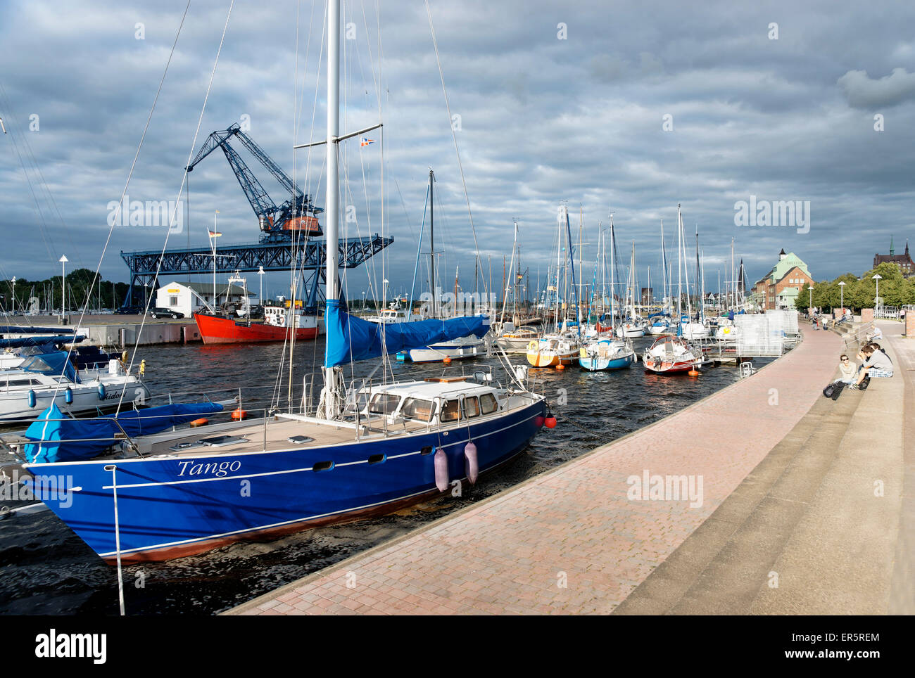 Rostock harbour hi-res stock photography and images - Alamy