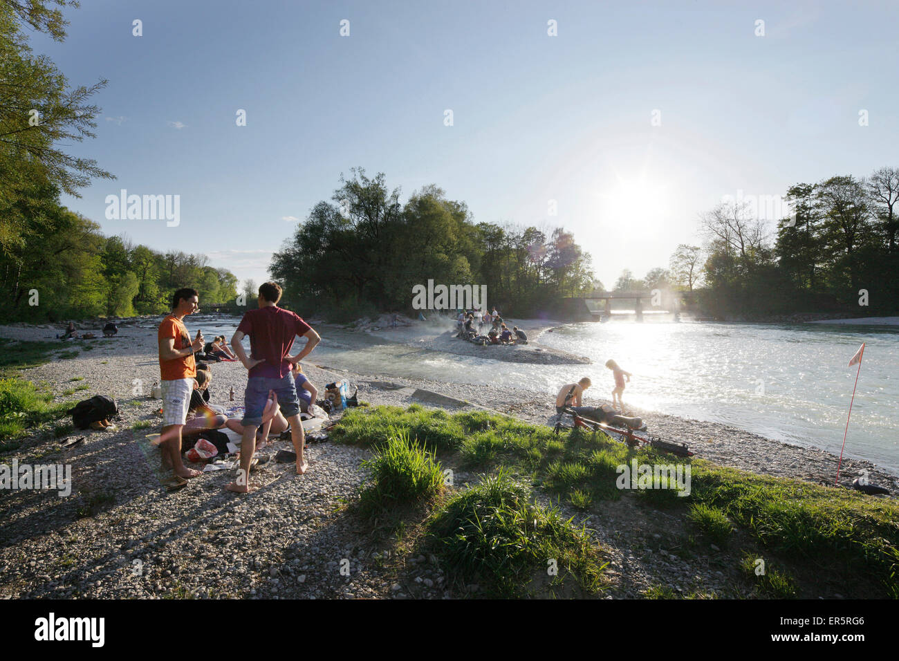 Flaucher at isar river hi-res stock photography and images - Alamy