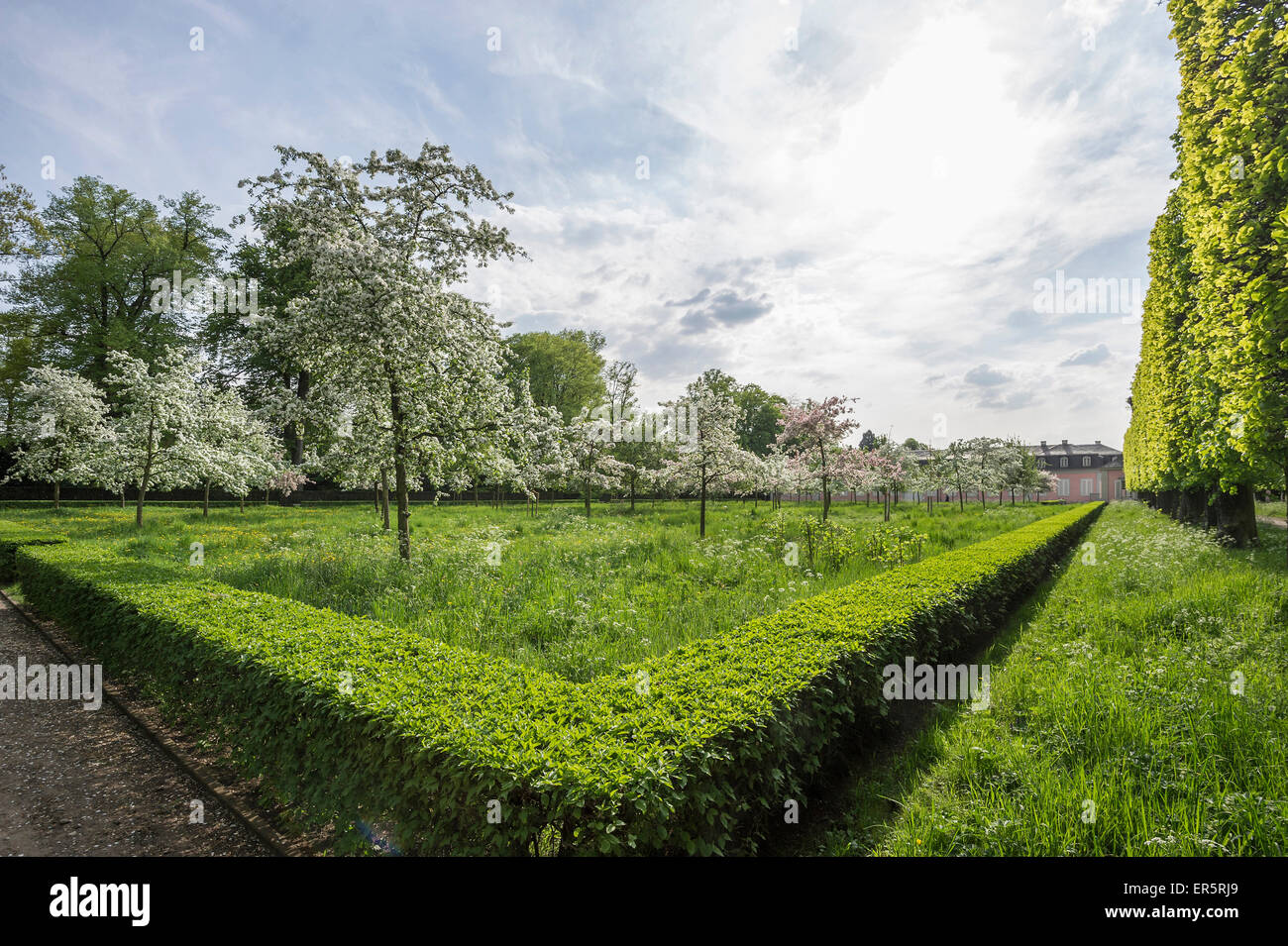 Schloss Benrath Benrath Palace, Duesseldorf, North Rhine-Westphalia ...