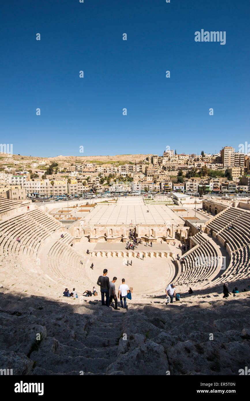 Roman amphitheatre amman hi-res stock photography and images - Alamy