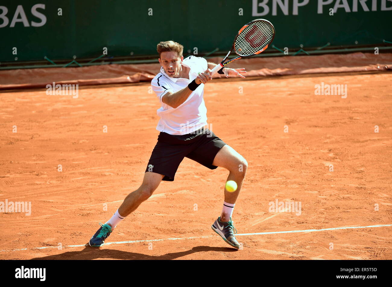 Nicolas MAHUT - 27.05.2015 - Jour 4 - Roland Garros 2015.Photo : Dave ...