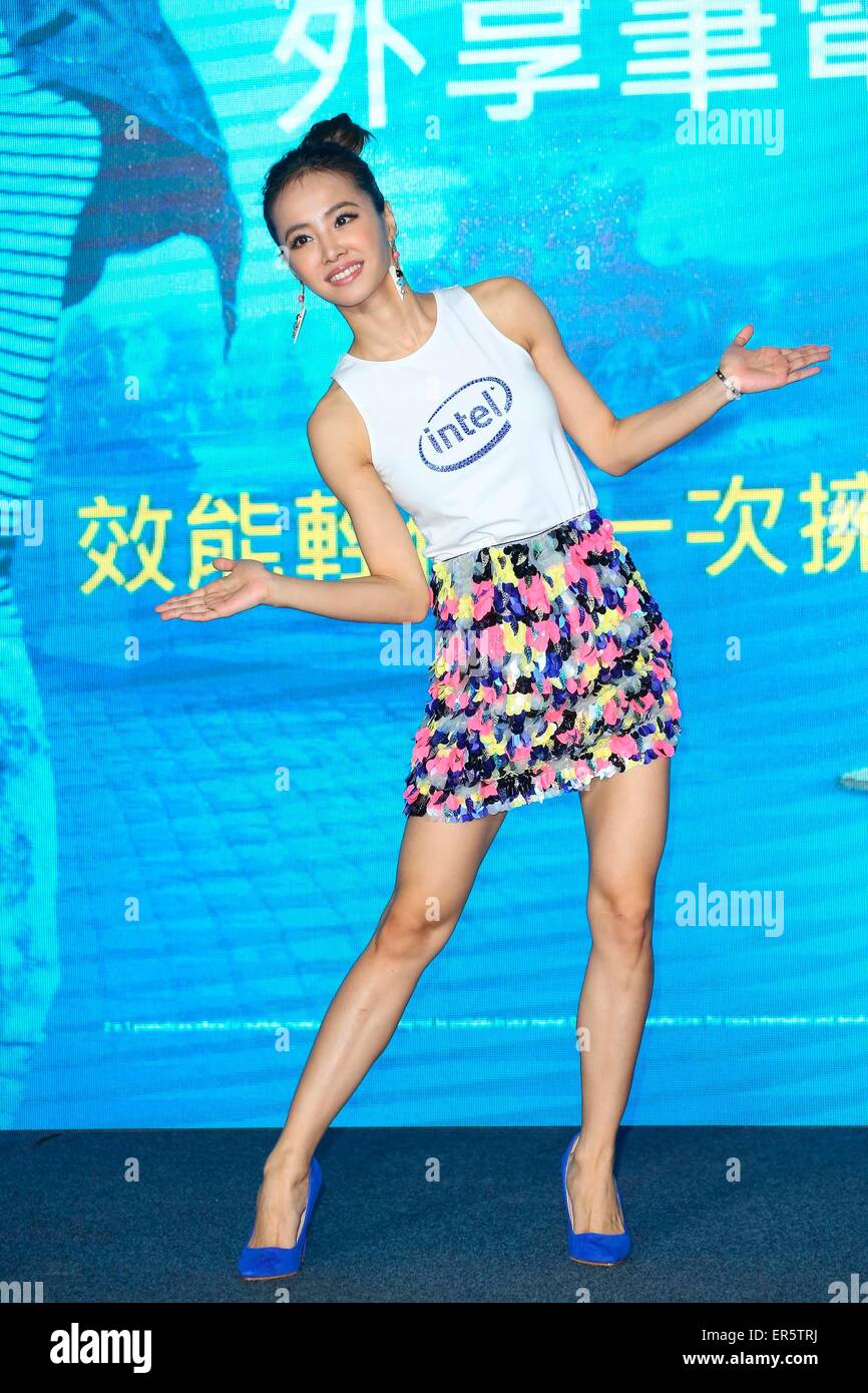 Taipei, Taiwan, China. 27th May, 2015. Jolin attends the opening ...