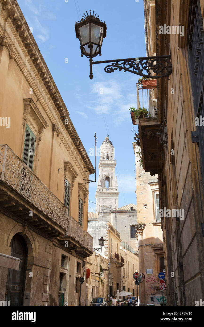 Cathedral Basilika Santa Croce in the historical center of Lecce, Lecce ...