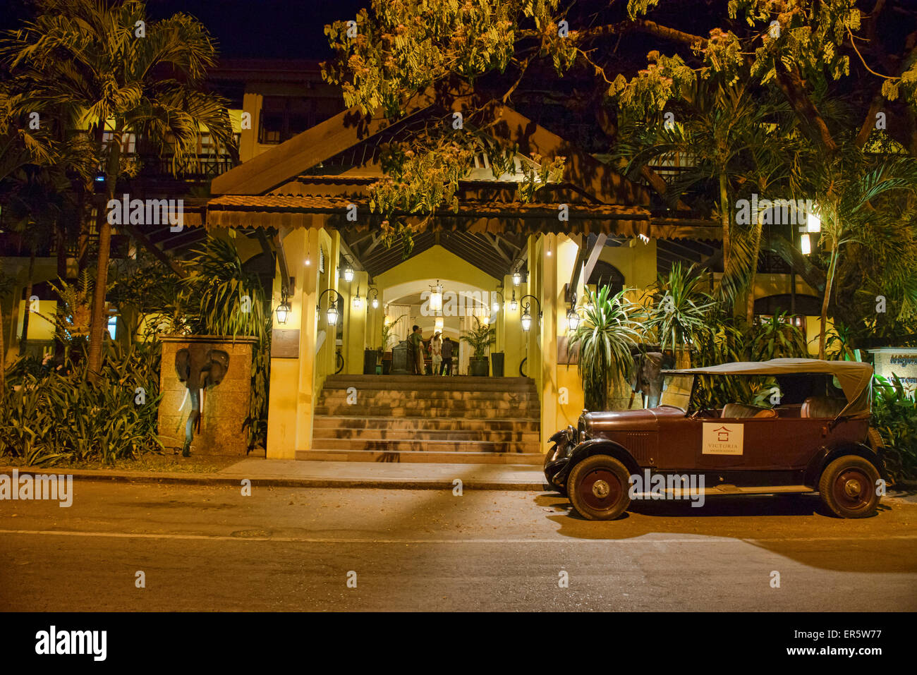 Entrance to the Victoria Angkor in Siem Reap, Cambodia Stock Photo - Alamy