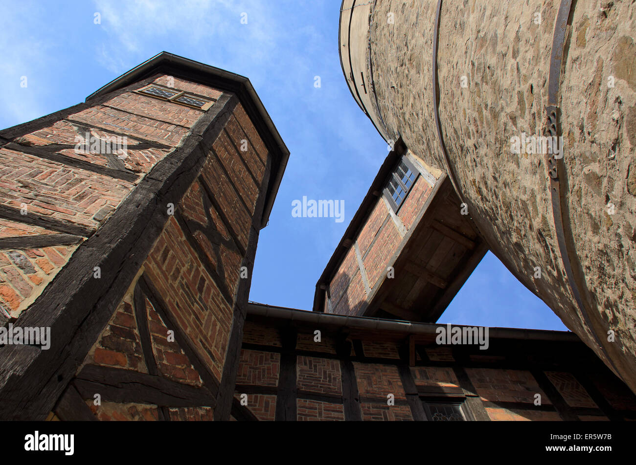 Falkenstein Castle, Atrium, Harz, Saxony-Anhalt, Germany, Europe Stock ...