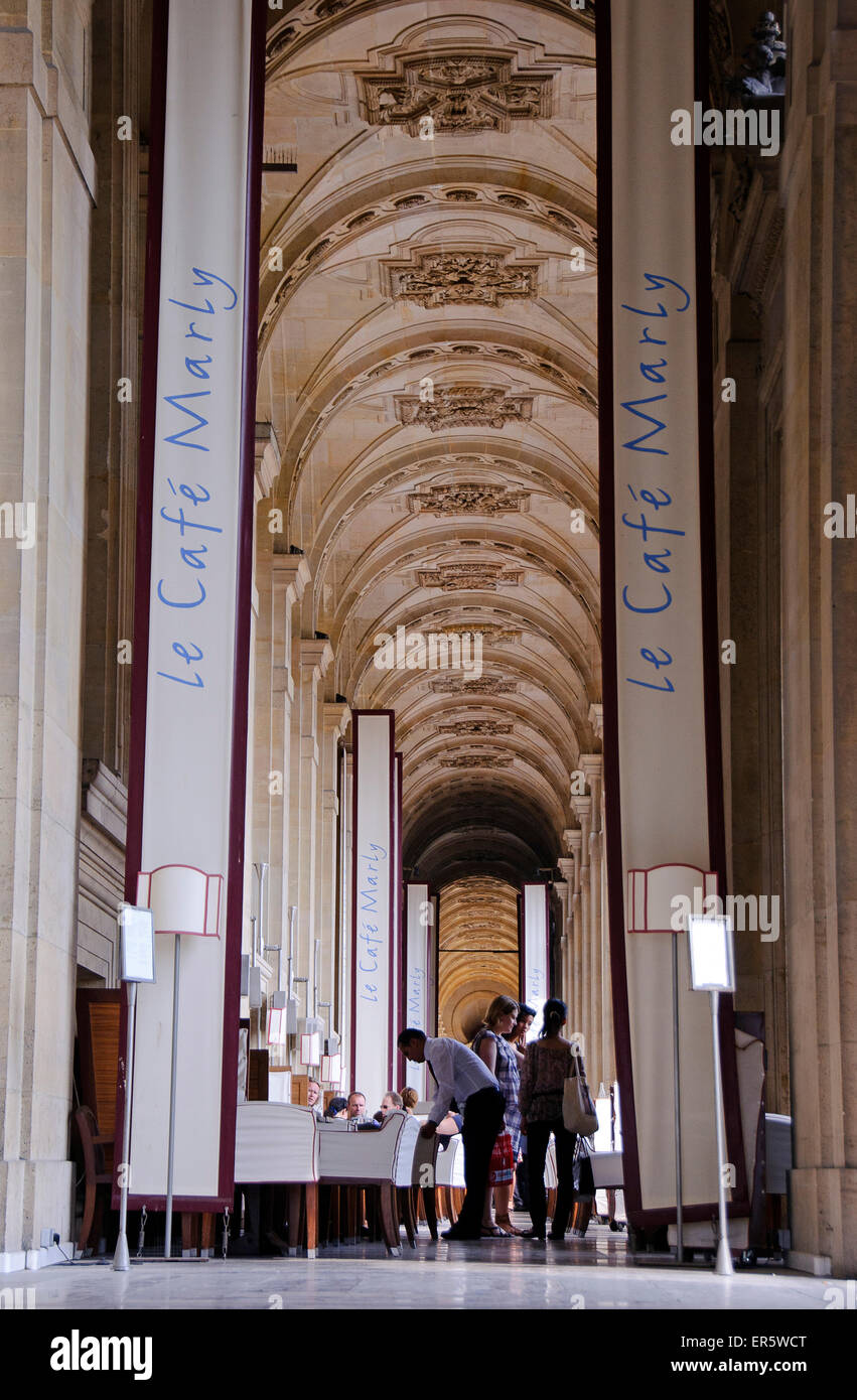Cafe Marly, Louvre, Paris, France, Europe Stock Photo - Alamy