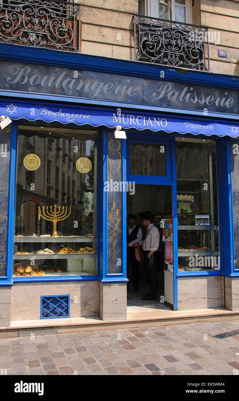 Boulangerie, Jewish shop in Quartier Marais, Paris, France, Europe ...