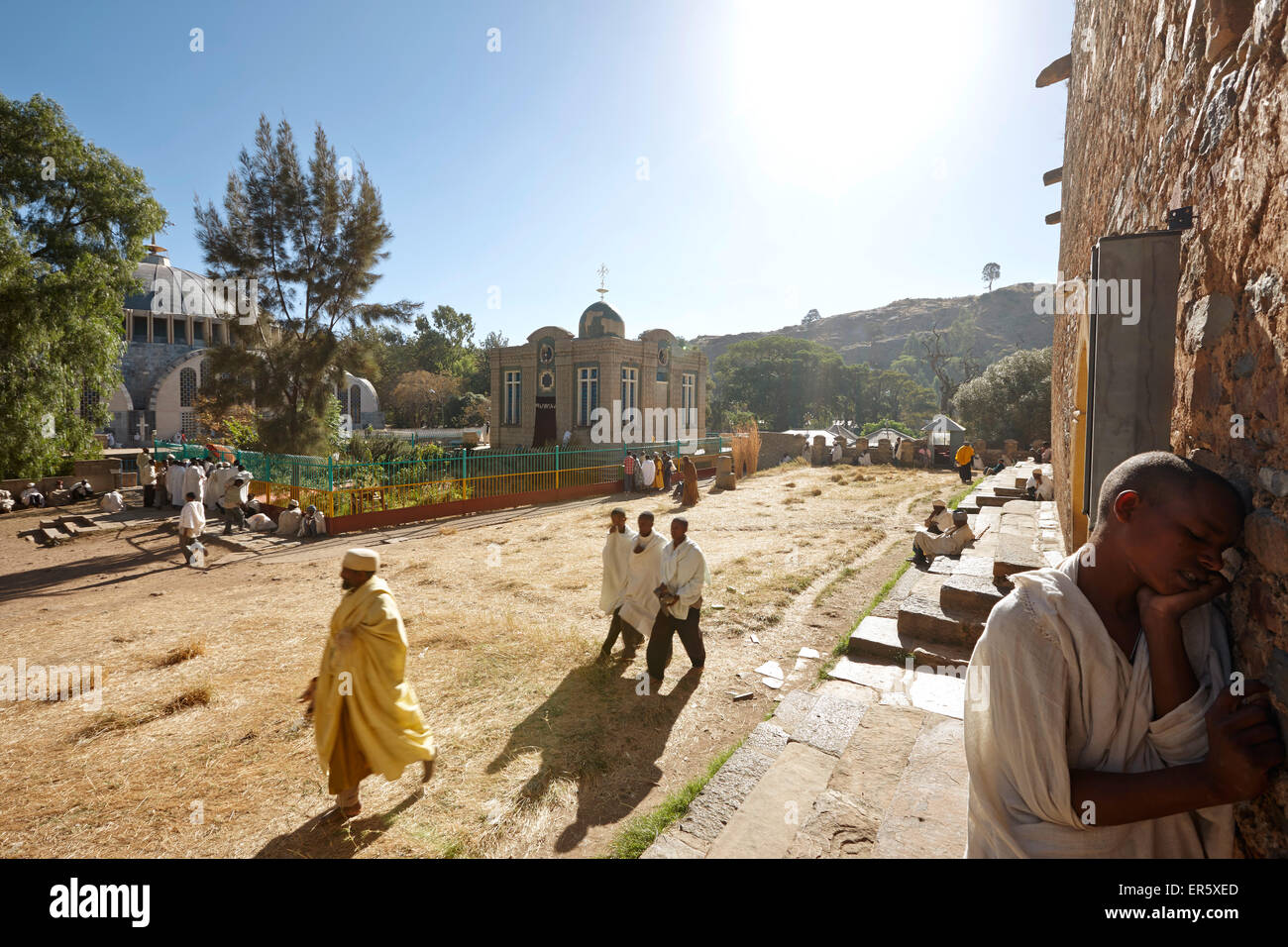 Church of Our Lady Mary of Zion, Axum, Tigray Province, Ethiopia Stock ...