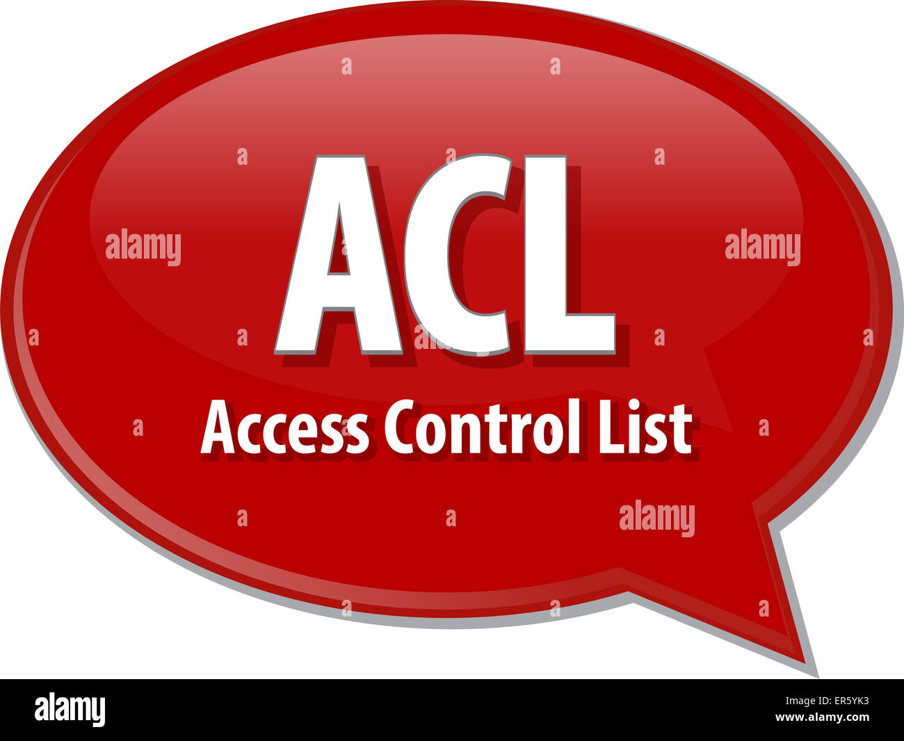 speech bubble illustration of information technology acronym ...