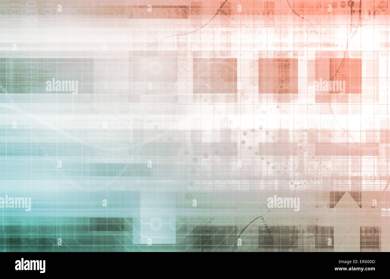 Digital Network Technology as a Abstract Concept Art Stock Photo - Alamy