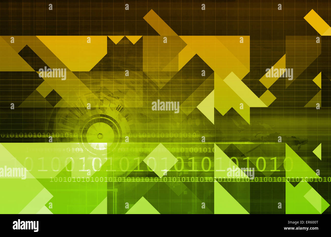 Technology Background as a Digital Abstract Art Stock Photo - Alamy