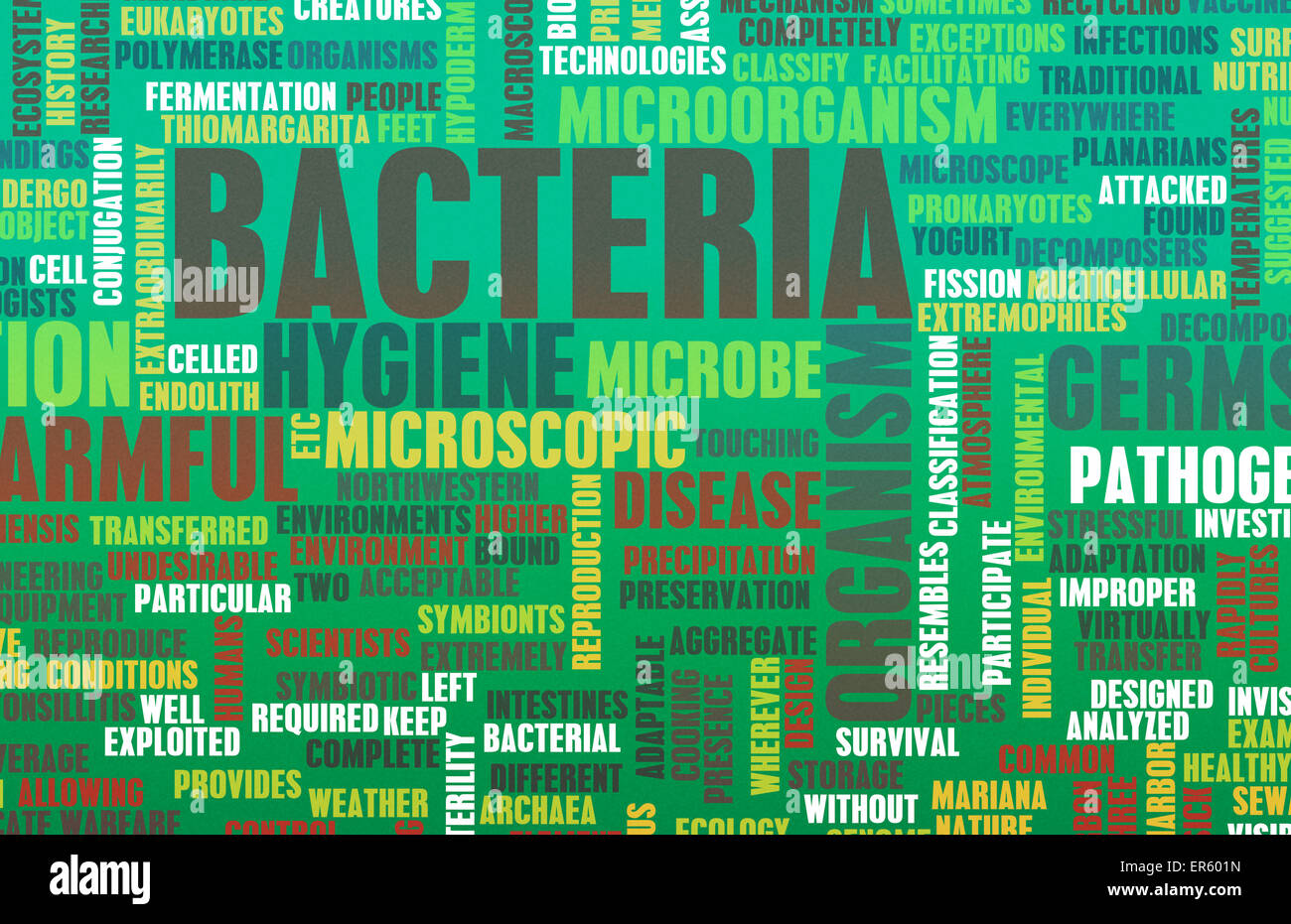 Bacteria and Hygiene Infection as a Concept Stock Photo - Alamy