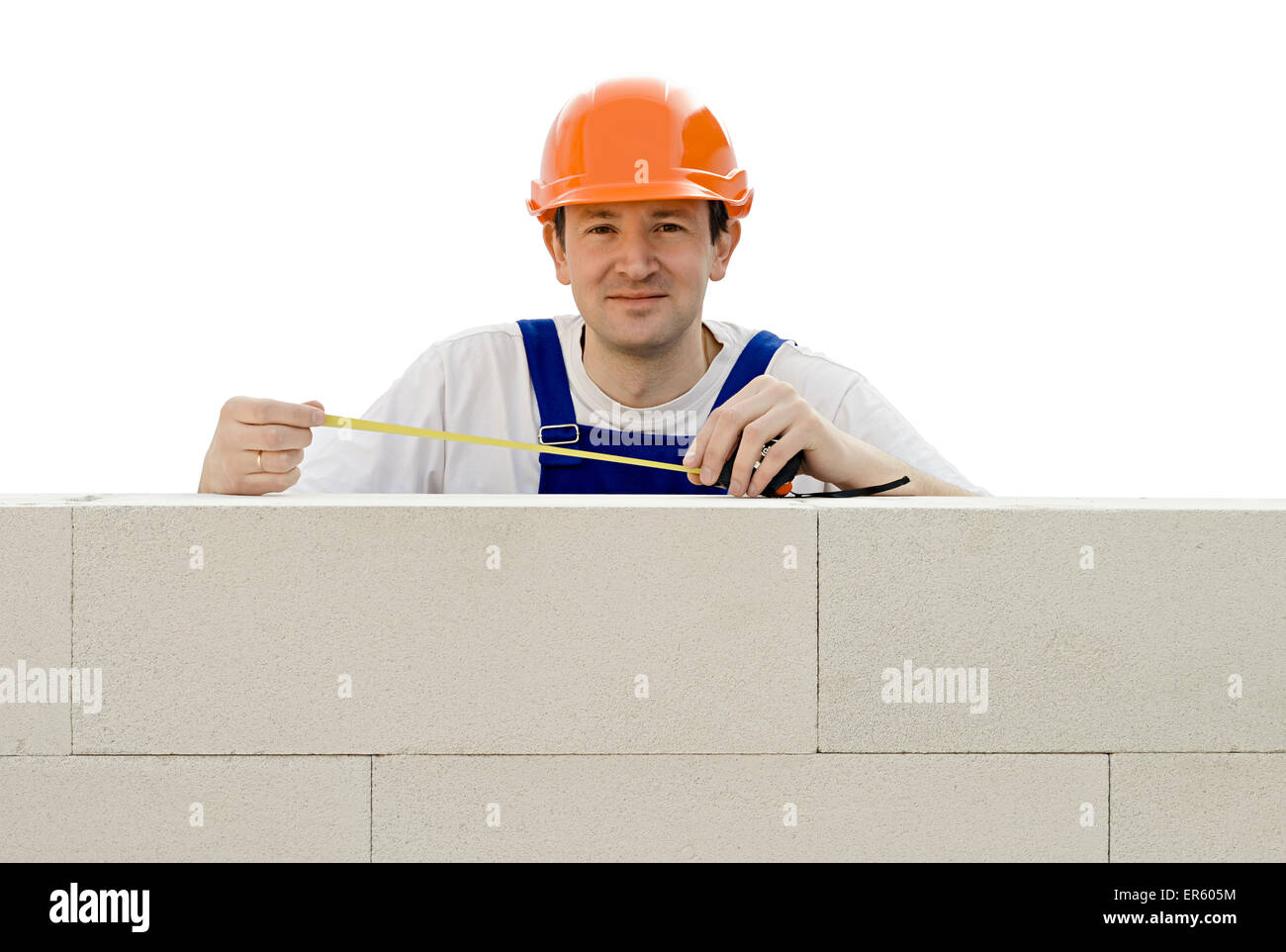 Man construction worker demolishing concrete hi-res stock photography ...