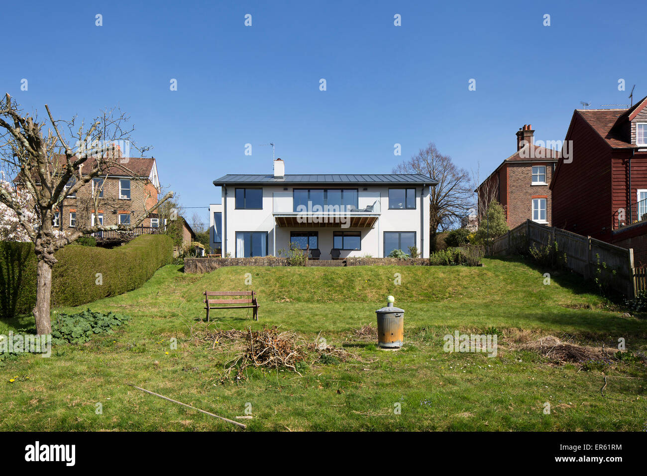 View rear facade Upside down house Balcombe United Kingdom Architect ...