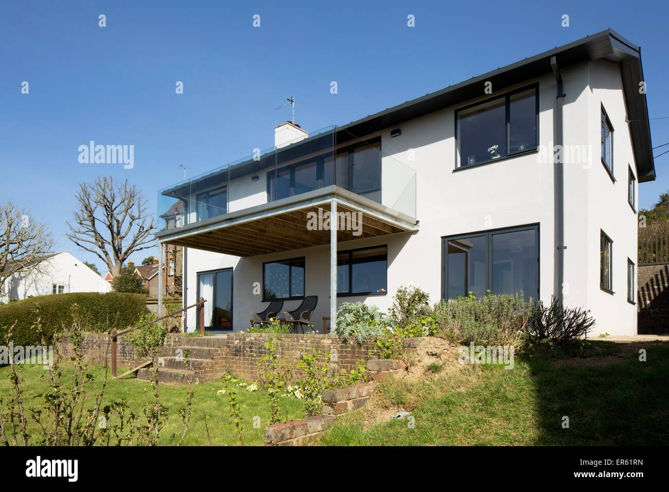 View rear facade Upside down house Balcombe United Kingdom Architect ...