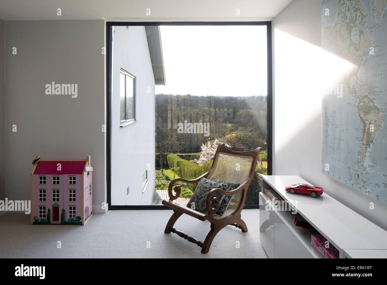 View picture window Upside down house Balcombe United Kingdom Architect ...