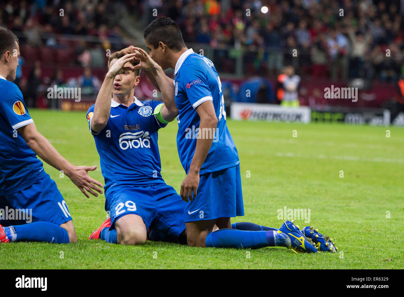 Warsaw, Poland. 27th May, 2015. Ruslan Rotan (Dnipro) Football/Soccer ...