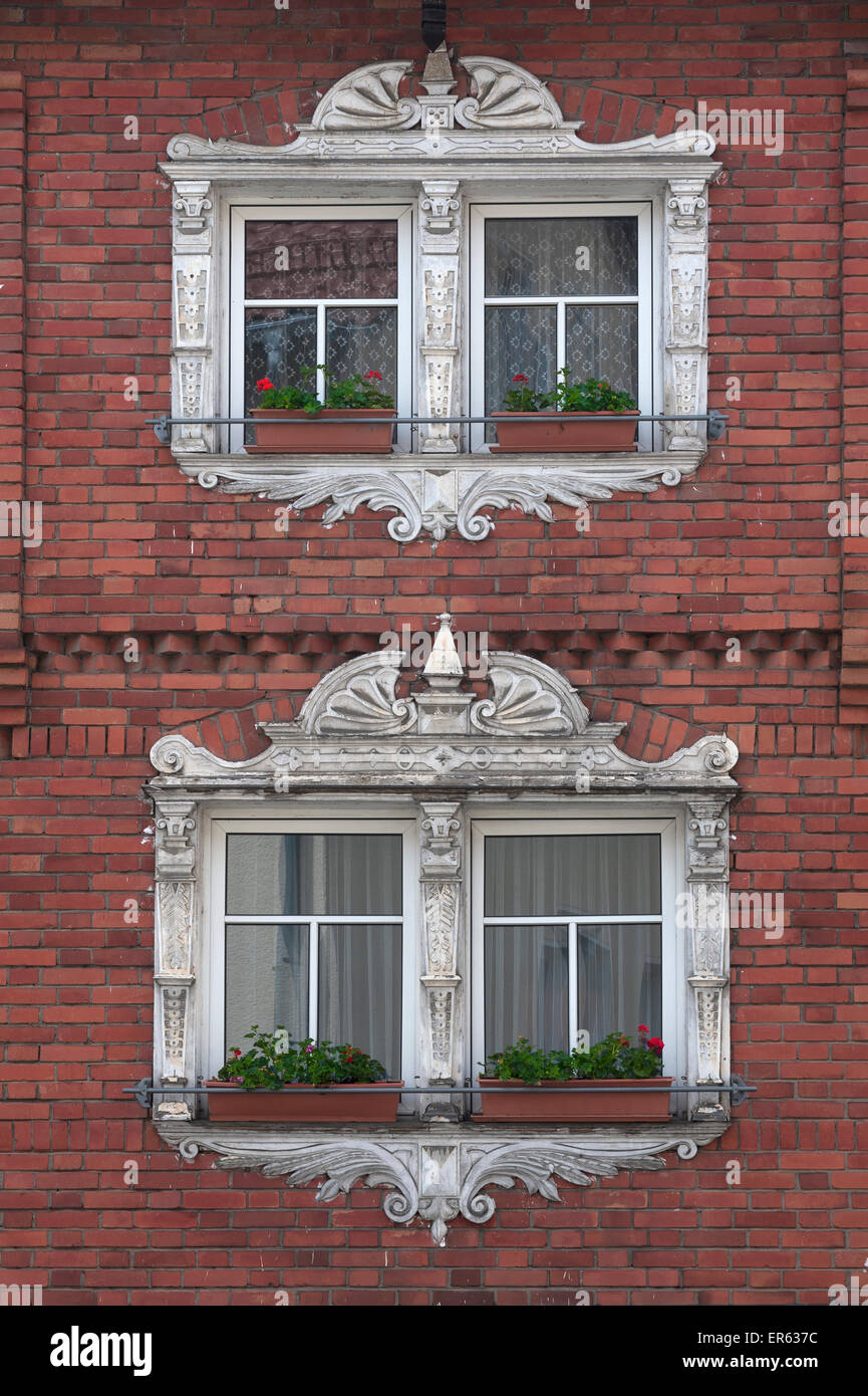 Window frames of the 19th century. Renaissance Revival, Obertrubach ...