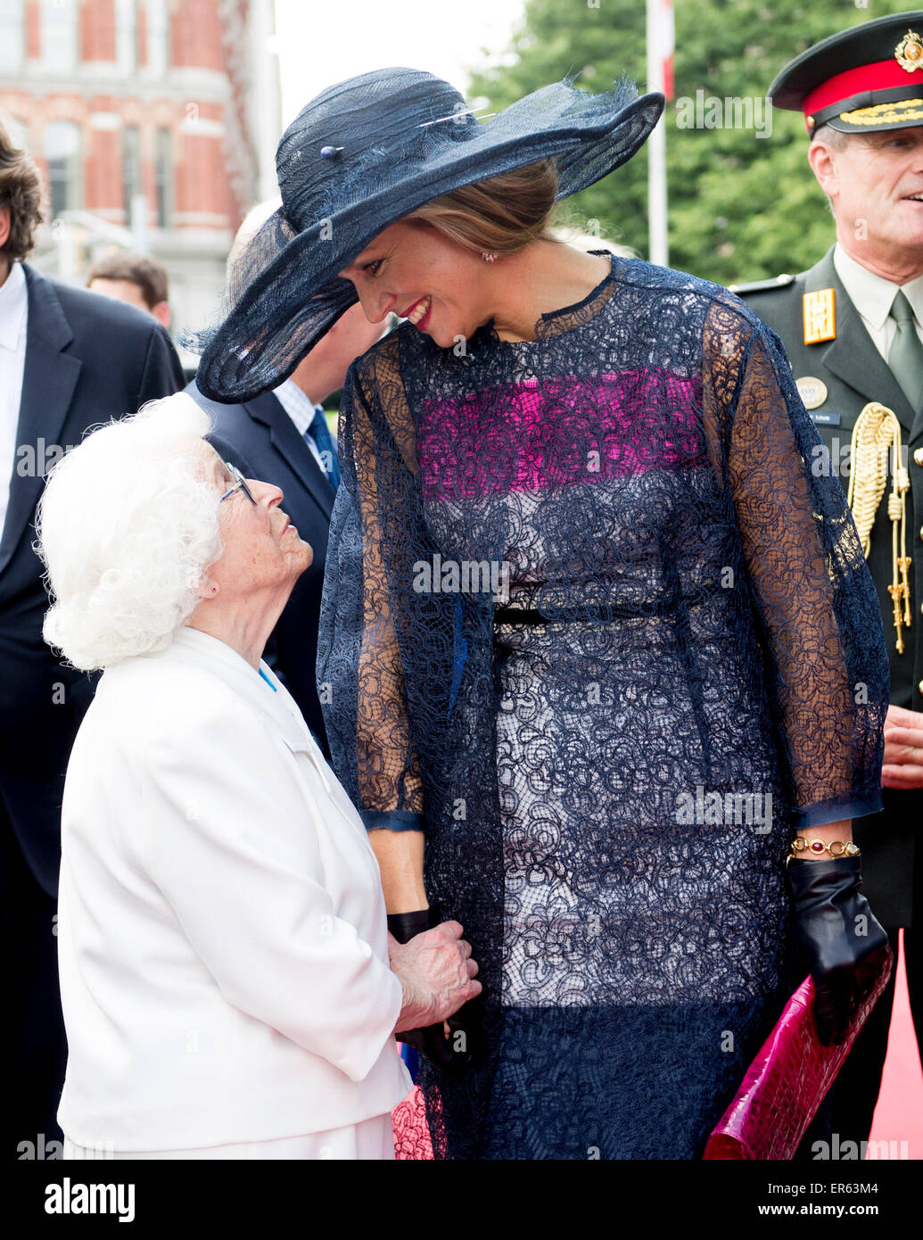 Ottawa, Canada. 27th May, 2015. Queen Maxima of The Netherlands meet ...