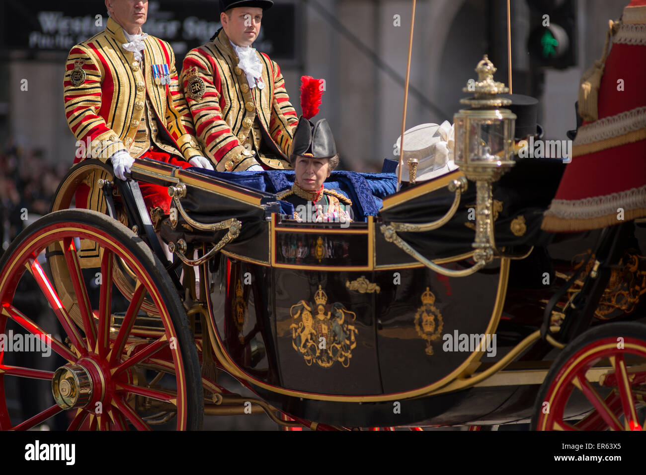 The Royal procession arrives in Parliament Square for the State Opening ...