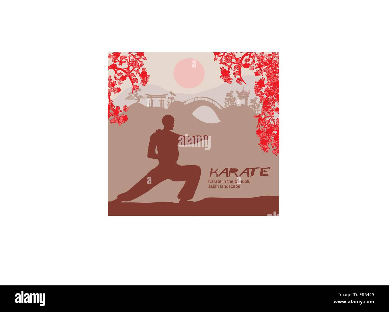 Karate man kata Stock Vector Images - Alamy