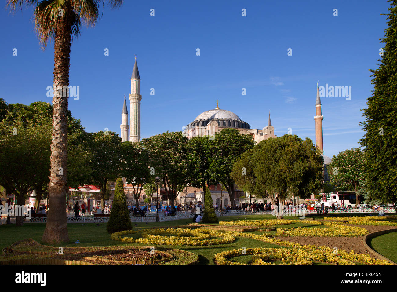 Hagia Sophia Museum, Sultanahmet Square and gardens, Fatih, Istanbul ...