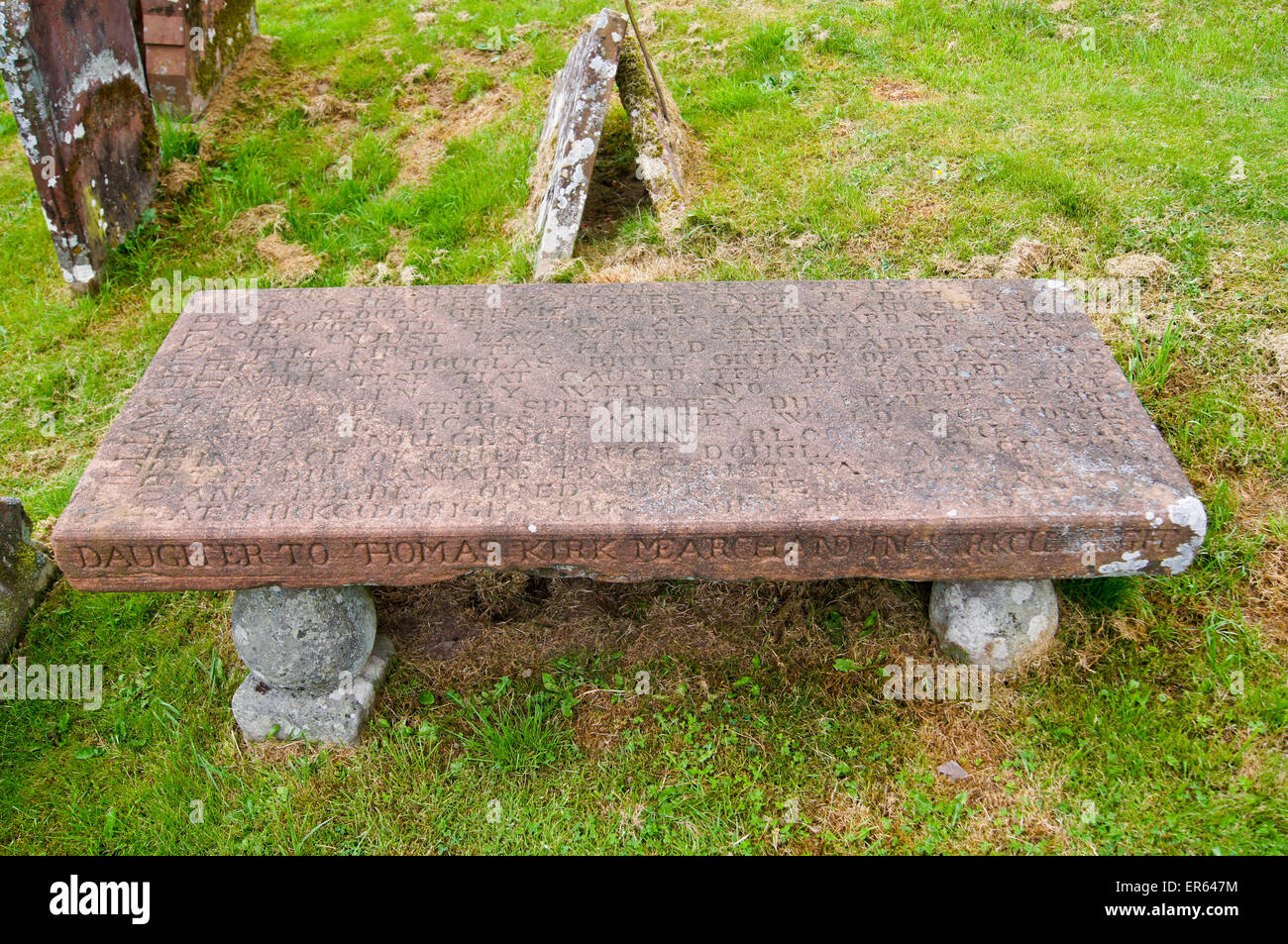 Table tomb of Covenanters William Huntre and John Smith, St. Cuthbert's ...