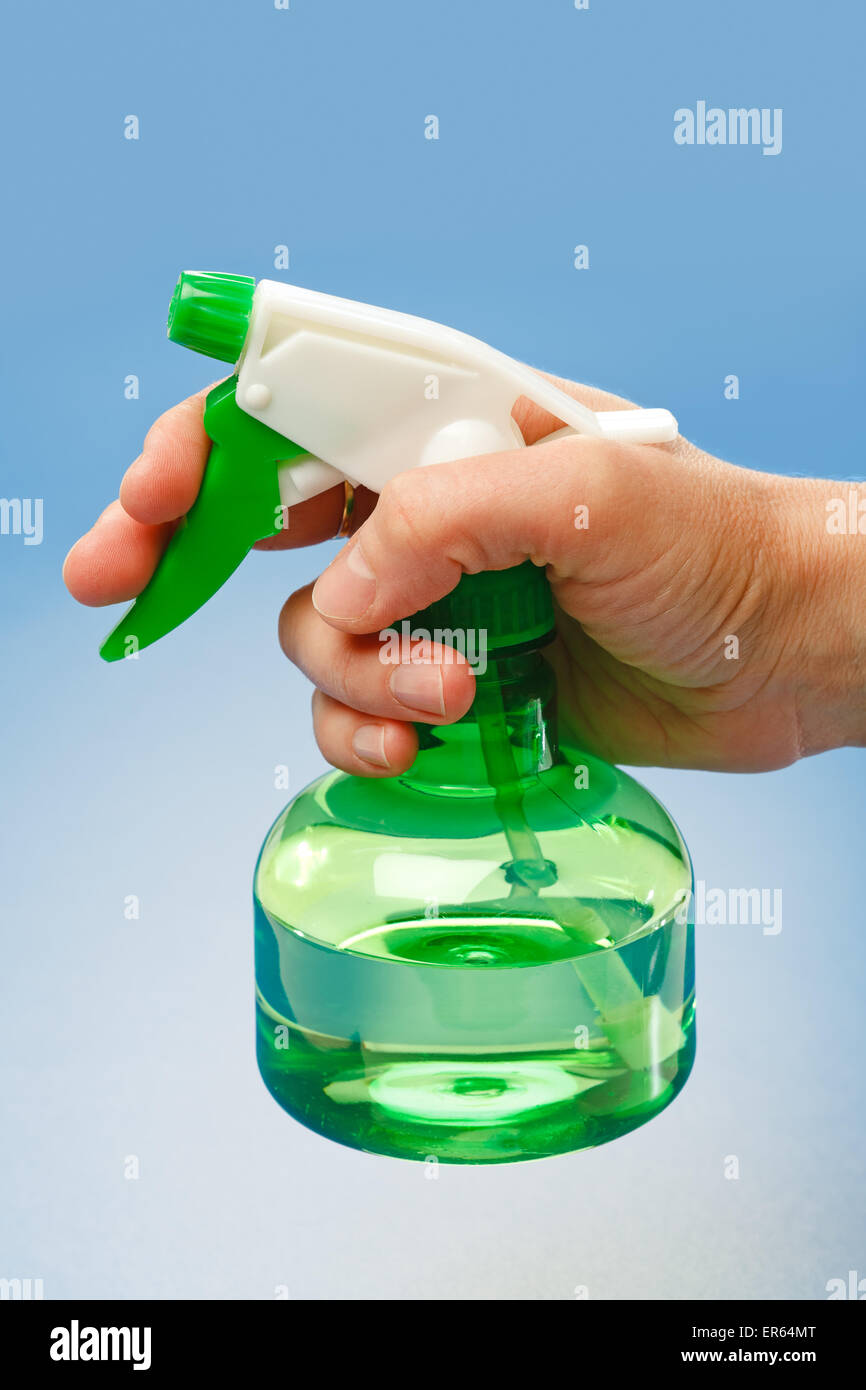 Hand water spray bottle hi-res stock photography and images - Alamy