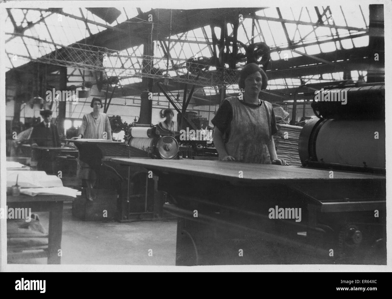 FACTORY INTERIOR 1925 Stock Photo - Alamy