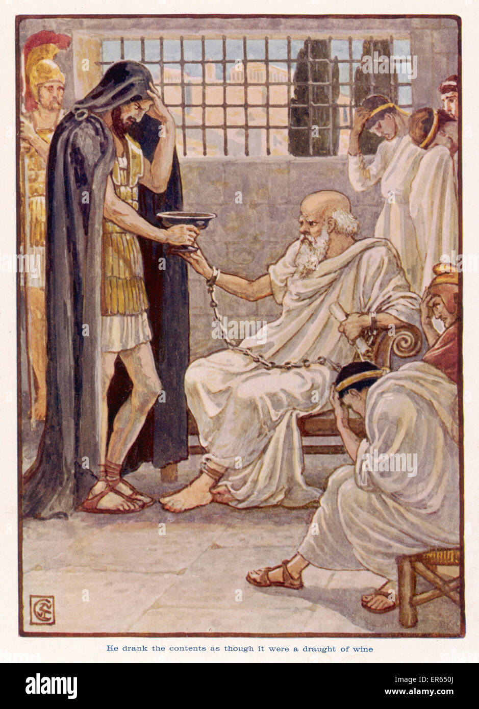 Death socrates hemlock hi-res stock photography and images - Alamy