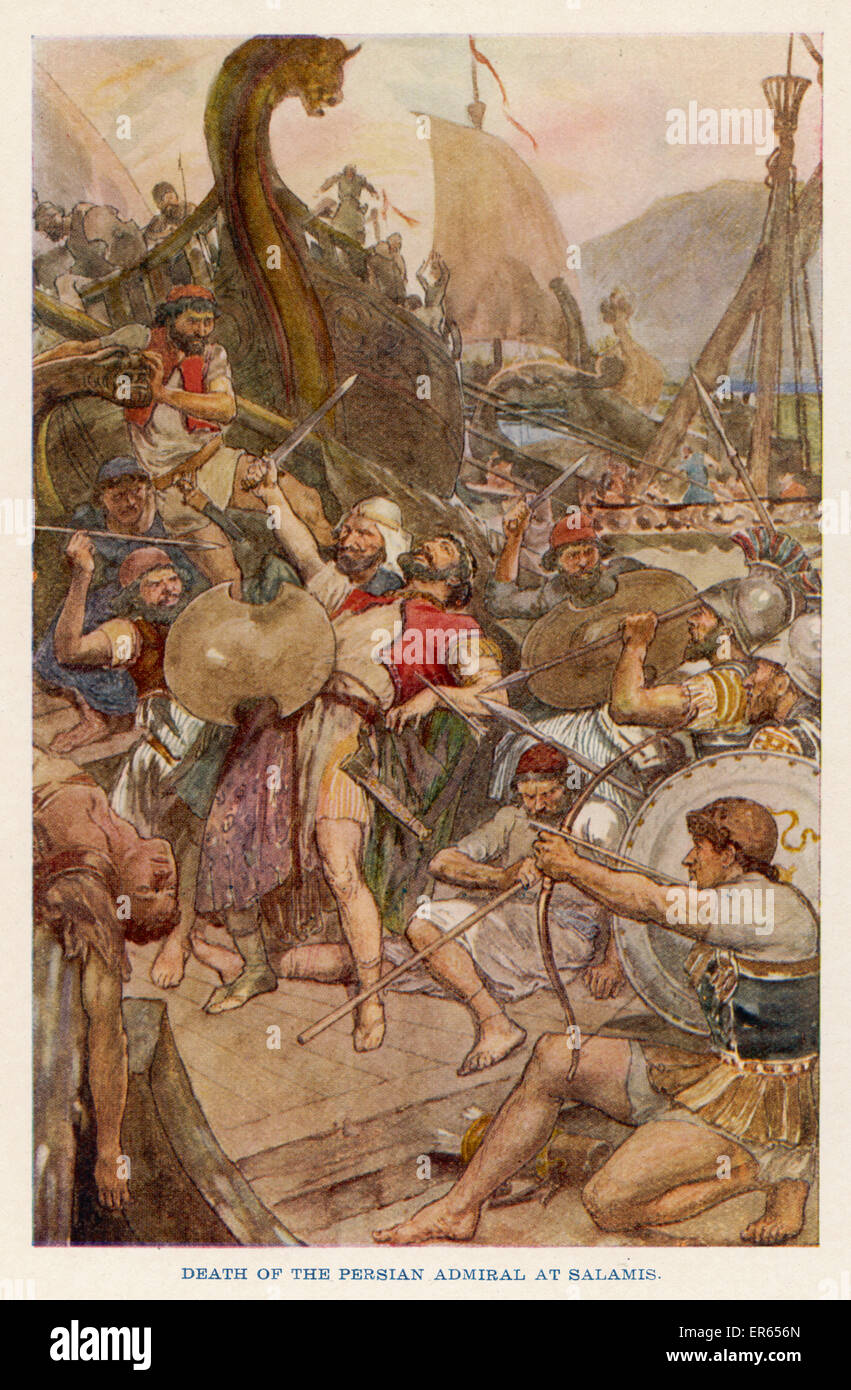 A Persian admiral, the bravest of the brothers of King Xerxes, is ...