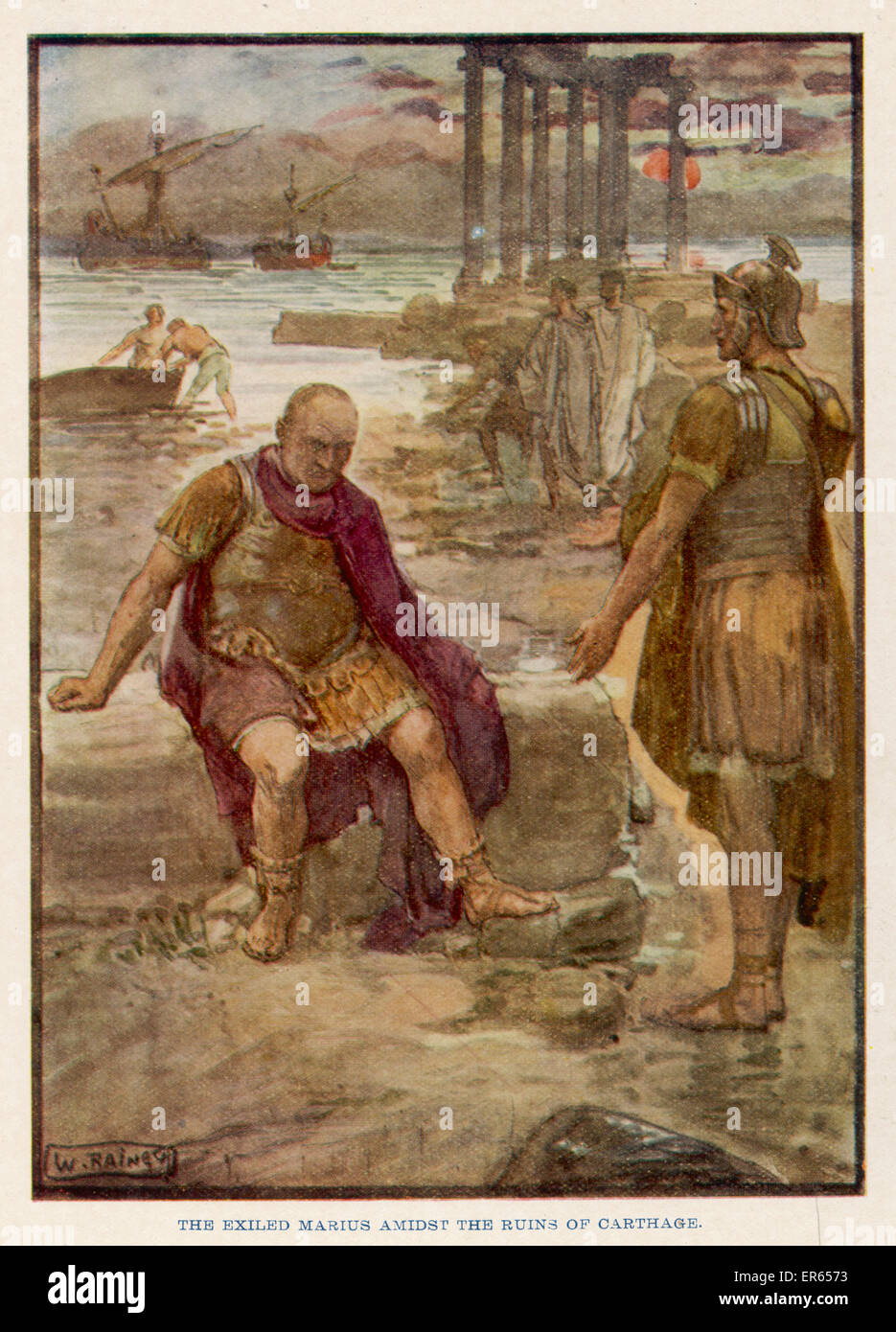 MARIUS IN CARTHAGE Stock Photo - Alamy