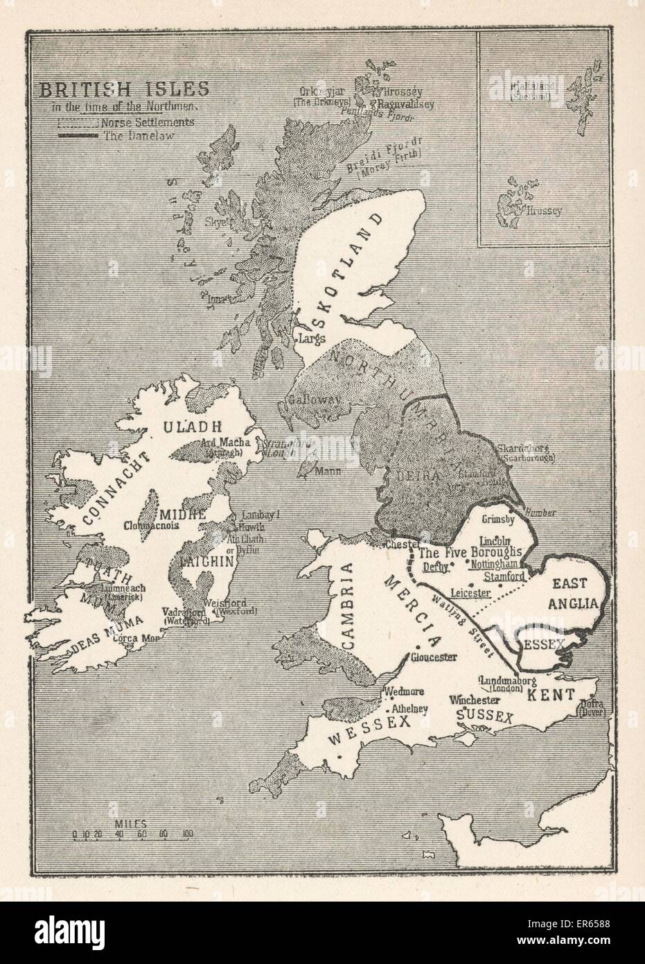 British isles map hi-res stock photography and images - Alamy