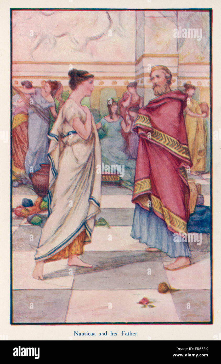 NAUSICAA & ALCINOUS Stock Photo - Alamy