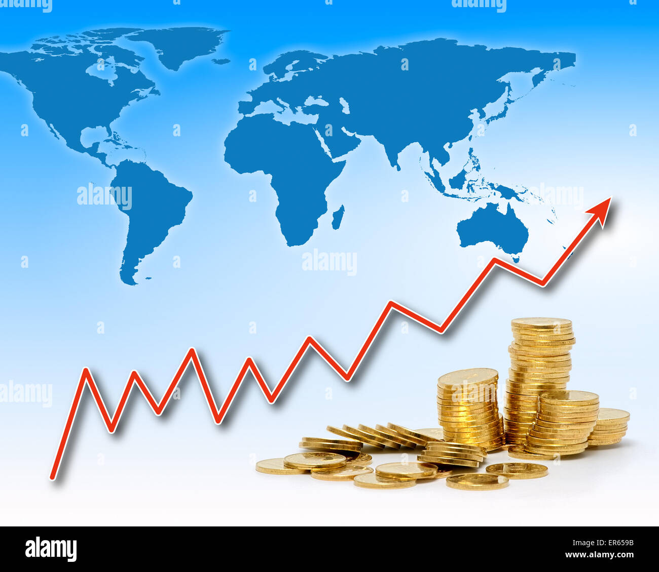 Map of coin hi-res stock photography and images - Alamy