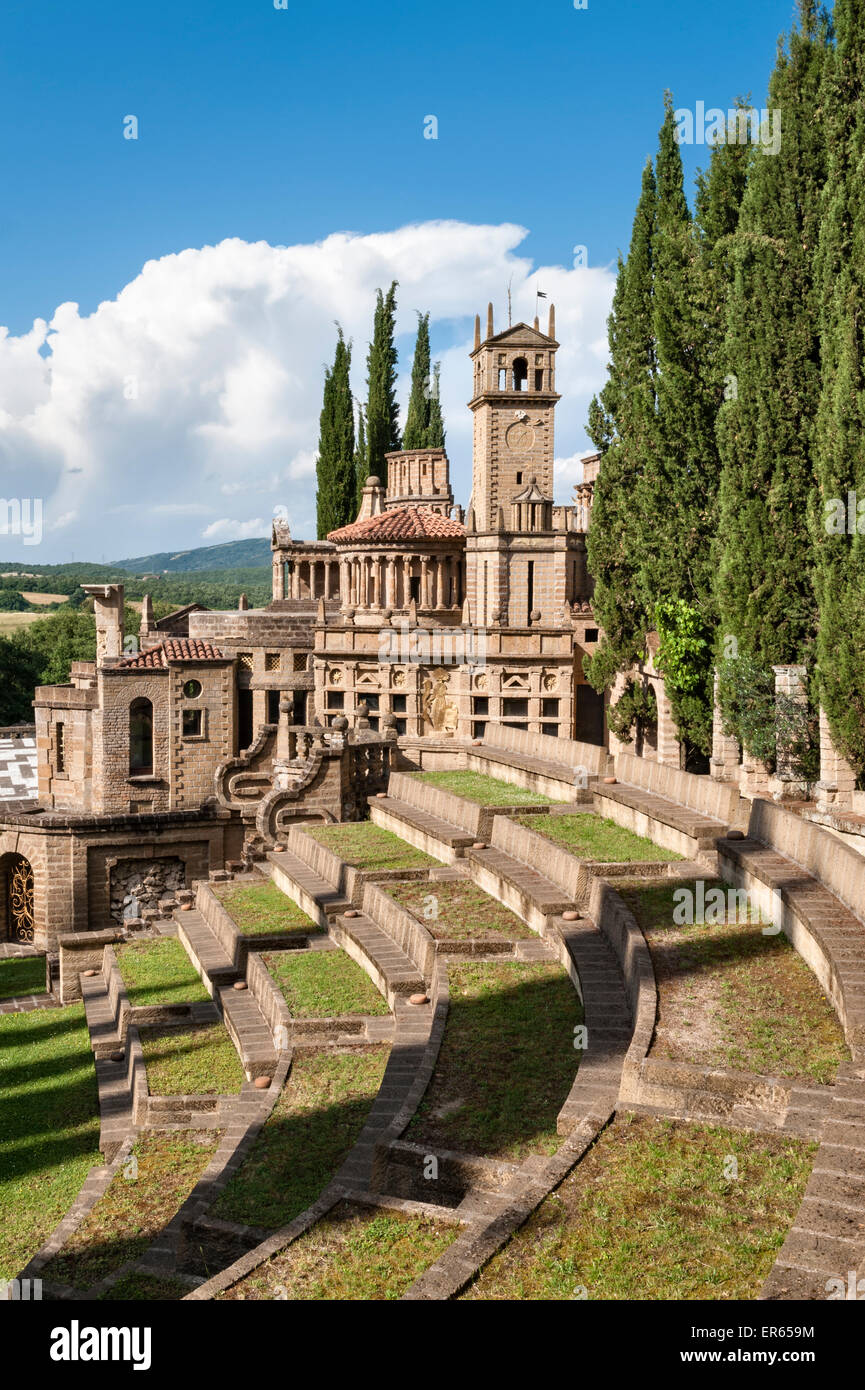 The eccentric architectural folly garden of La Scarzuola, Umbria, Italy ...