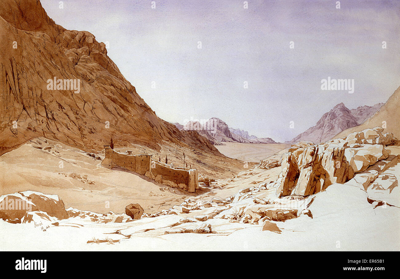 Sinai, by Max Schmidt Stock Photo - Alamy