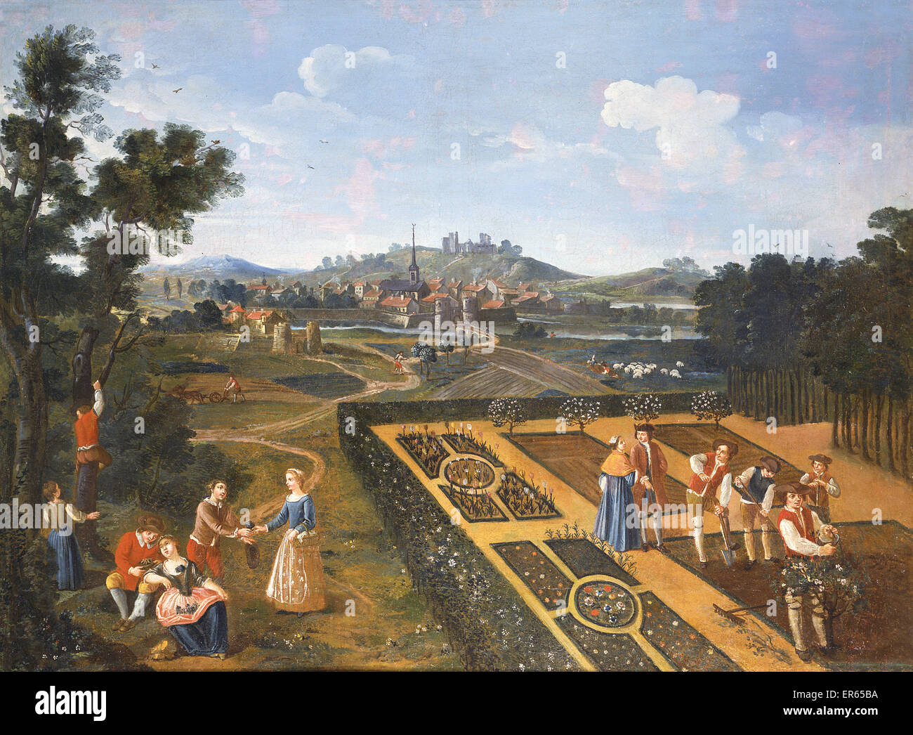 18th century garden hi-res stock photography and images - Alamy