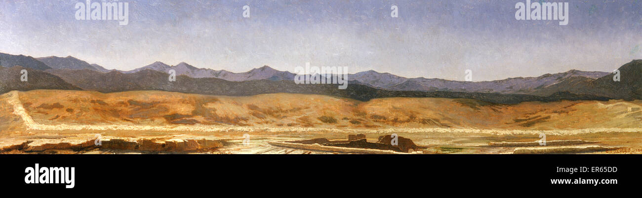 Middle Eastern Landscape, by Auguste Bouchet Stock Photo - Alamy
