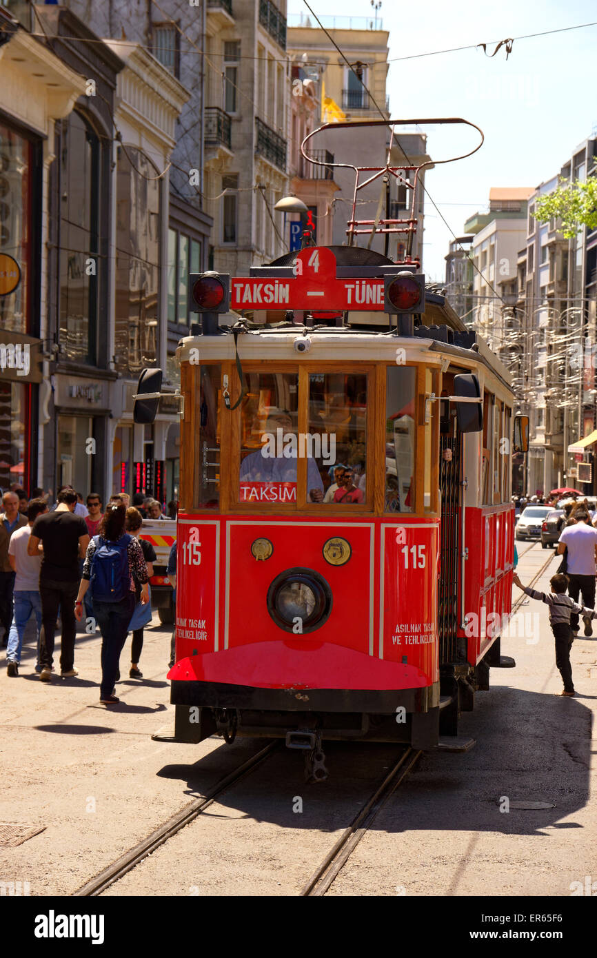 Old turkish trams hi-res stock photography and images - Alamy