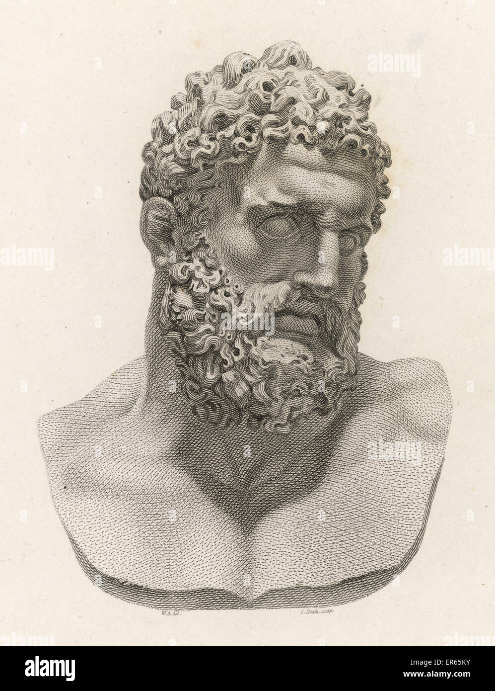 Hercules statue head hi-res stock photography and images - Alamy